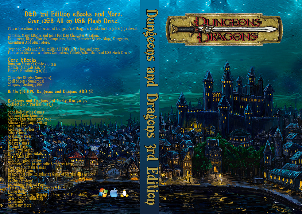 Dungeons and Dragons 3rd Edition Book Collection. 900+ Book Set, 3E. on ...