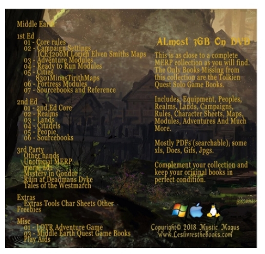 MERP: Middle-Earth Role Playing. Complete Collection, Lot, Set. All the ...